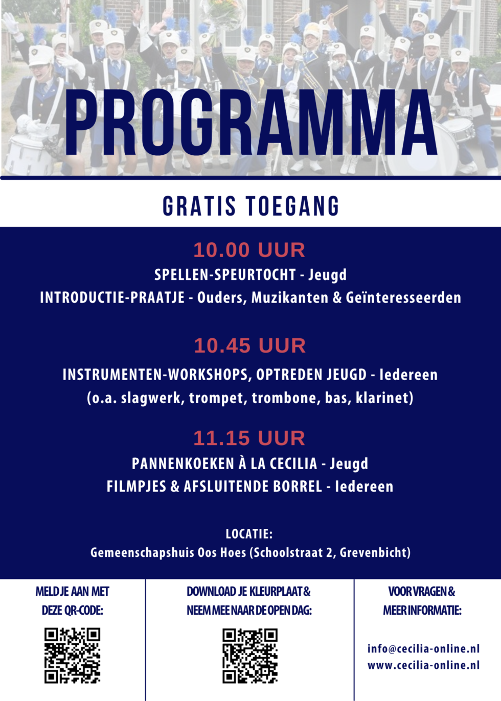 Open Dag op 6 november - Harmonie St. Cecilia Grevenbicht-Papenhoven