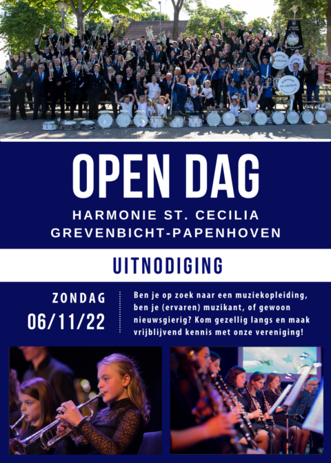 Open Dag op 6 november - Harmonie St. Cecilia Grevenbicht-Papenhoven